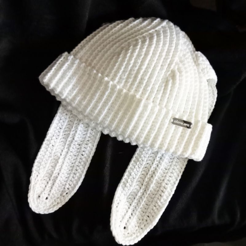 Jual Topi Rajut Kelinci (Bunny Beanie) | Shopee Indonesia
