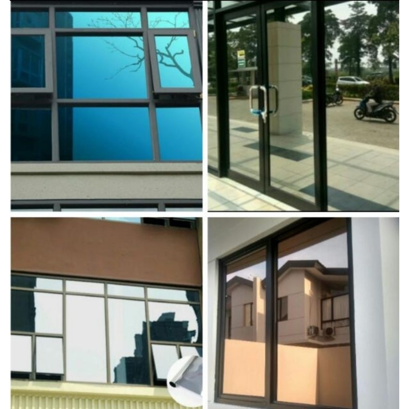 Jual kaca film one way satu arah sticker kaca cermin peredam panas ...