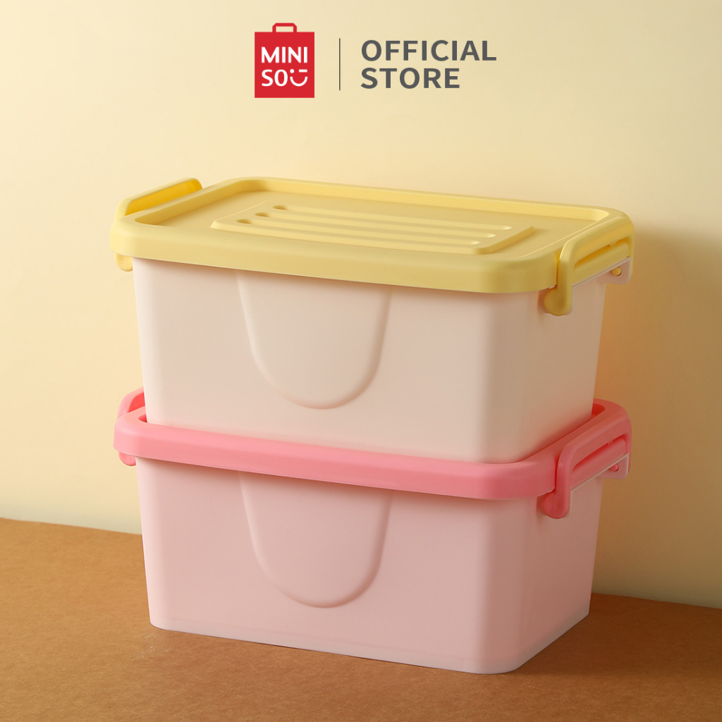 Jual Miniso Storage Box Kotak Penyimpanan Serbaguna Kapasitas Besar Serbaguna Storage Box ...