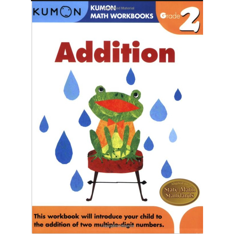 Jual Kumon Grade 2 Addition (Kumon Math Workbooks) | Shopee Indonesia