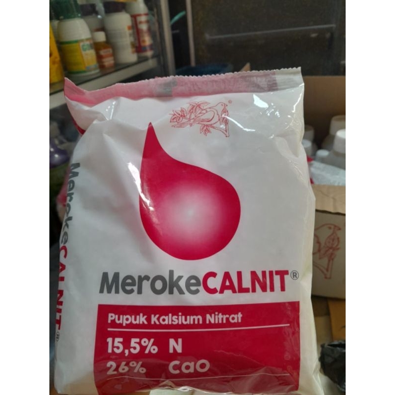 Jual Pupuk Meroke Calnit kemasan Ori Pabrik 1kg Pupuk Kalsium Nitrat ...