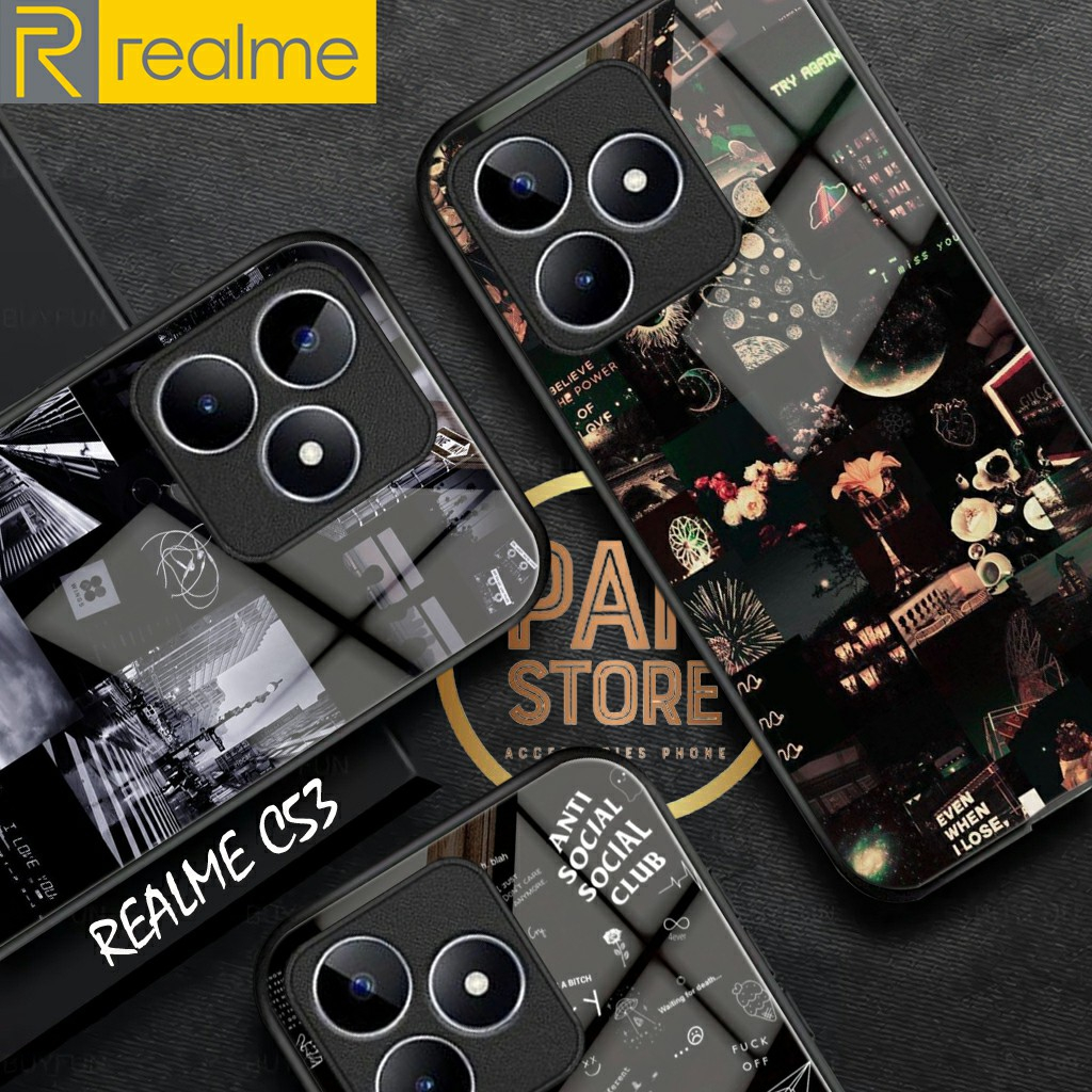 Jual Softcase Glossy Glass Realme C53 Terbaru [SK-05] Casing Handphone ...