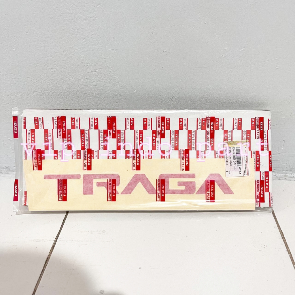 Jual DECAL STICKER TRAGA KEDOK TAMENG BAGIAN DEPAN ORIGINAL ISUZU ...