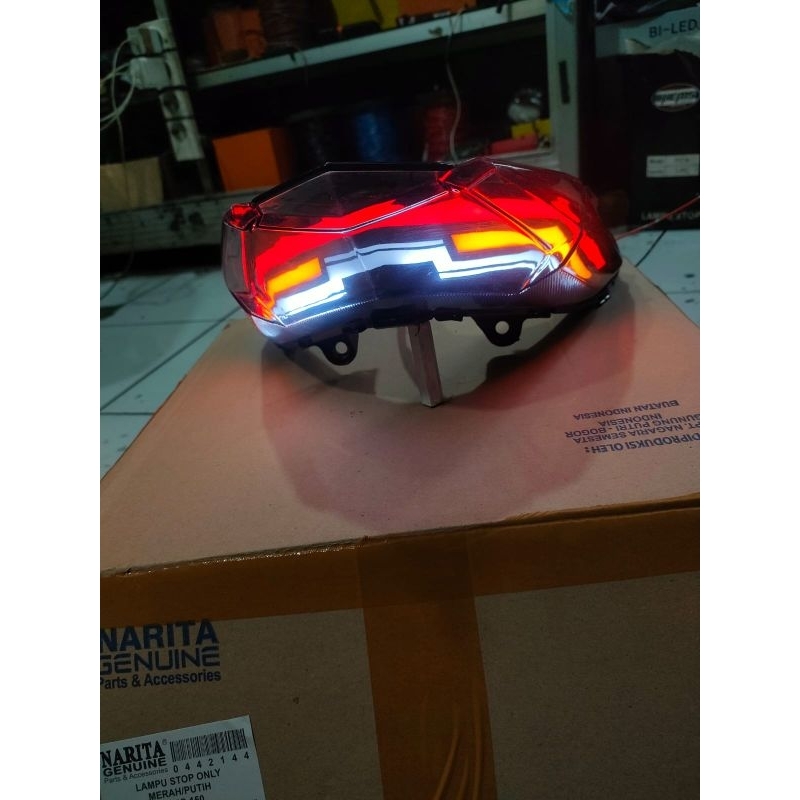Jual stoplamp lezzy vario 125,150 led old | Shopee Indonesia