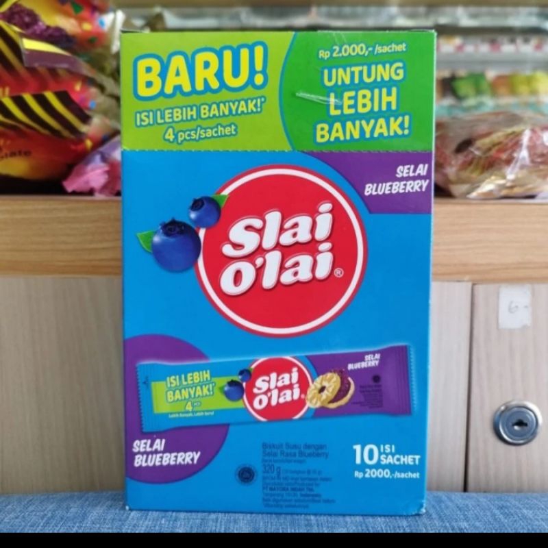 Jual Slai O'lai Blueberry 12 X 10 X 32gr | Shopee Indonesia