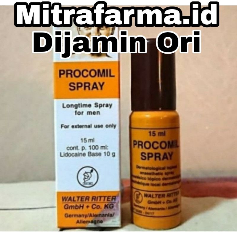 Jual (Privasi 100% Aman) Procomil Spray Asli Original Obat-Semprot Pria ...