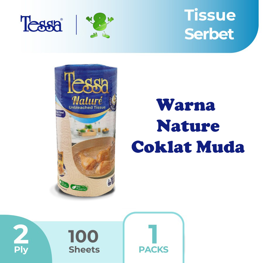 Jual Tissue Tessa Nature Tisu Dapur Kitchen Towel ROLL Serap Minyak ...