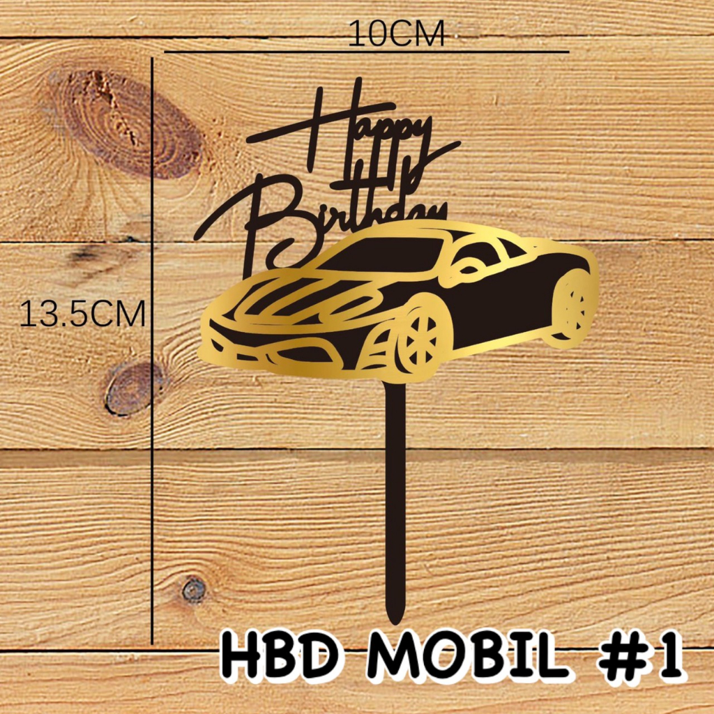 Jual Cake Topper Kue Ulang Tahun Mobil Motor Dekorasi Pesta | Shopee ...