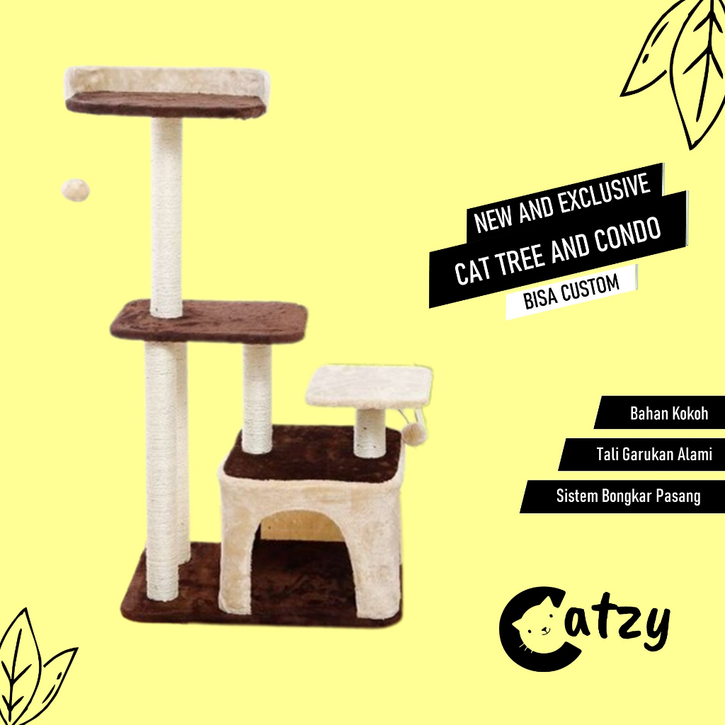 Jual Cat Condo / Kitten Play / Kandang Kucing / Tempat Tidur Kucing ...