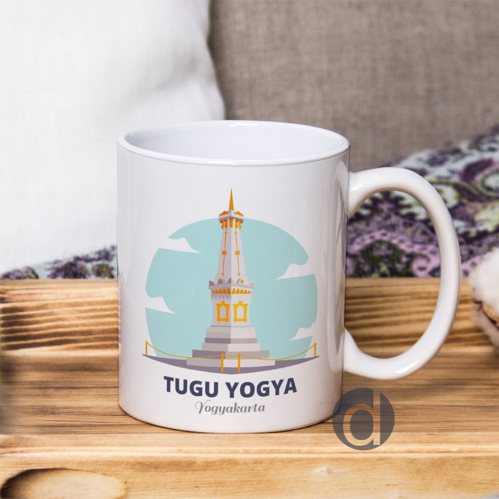 Jual Mug Souvenir gambar Tugu Jogja Wisata | Shopee Indonesia