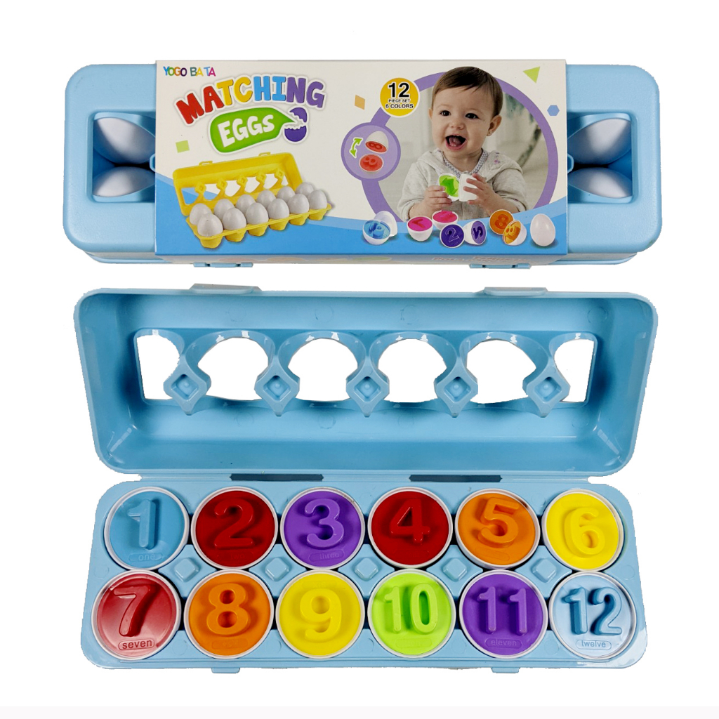 Jual YE 8 MATCHING EGG TOYS / MAINAN ANAK TELUR ISI ANGKA / MAINAN ...