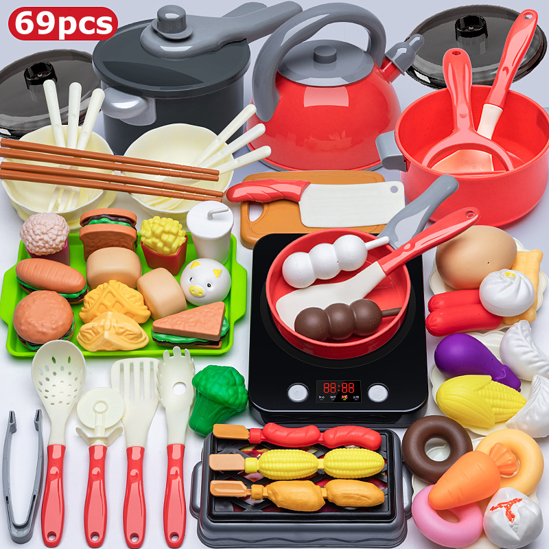 Jual Mainan Masak Masakan 108pcs Set Mainan Dapur Anak Bermain Rumah ...
