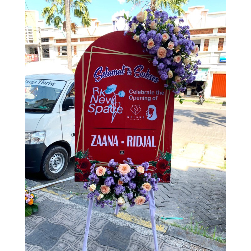Jual Bunga Papan Indoor / Bunga Papan Printing / Bunga Ucapan Kekinian ...