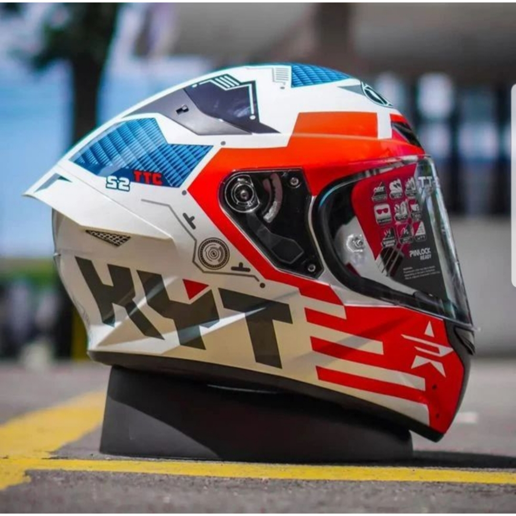 Jual Helm KYT TT Course TTC Fuselage Red | Shopee Indonesia