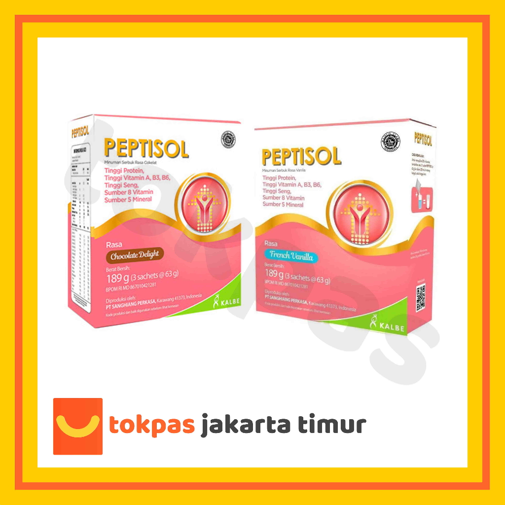 Jual Peptisol Vanila/Coklat 189 gram - Nutrisi Tinggi Protein Rendah ...