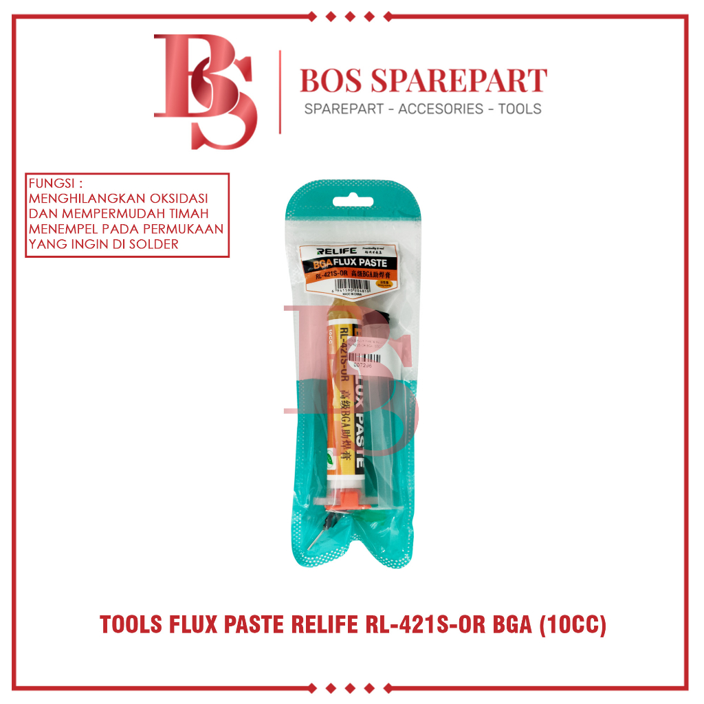 Jual TOOLS FLUX PASTE RELIFE RL-421S-OR BGA (10CC) | Shopee Indonesia