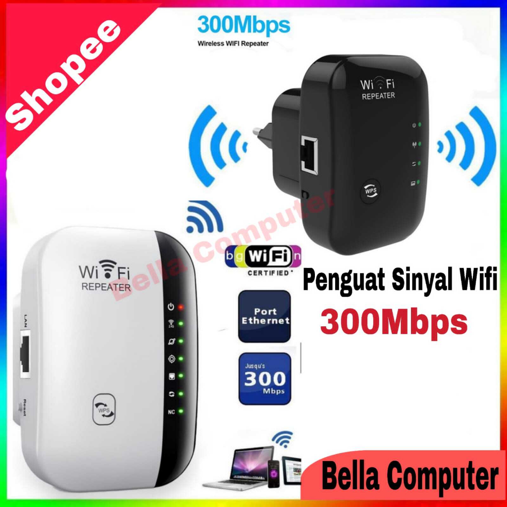 Jual WIFI Repeater 300Mbps Wireless-N/Wifi Router portable repeater 300mbps/Router 300Mbps ...