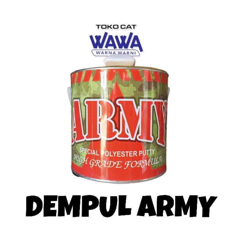 Jual Dempul Army galon 3kg | Shopee Indonesia