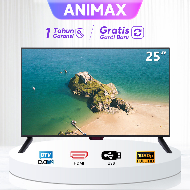 Jual Animax TV LED 25 inch Digital TV HD Ready Televisi Murah Garansi ...