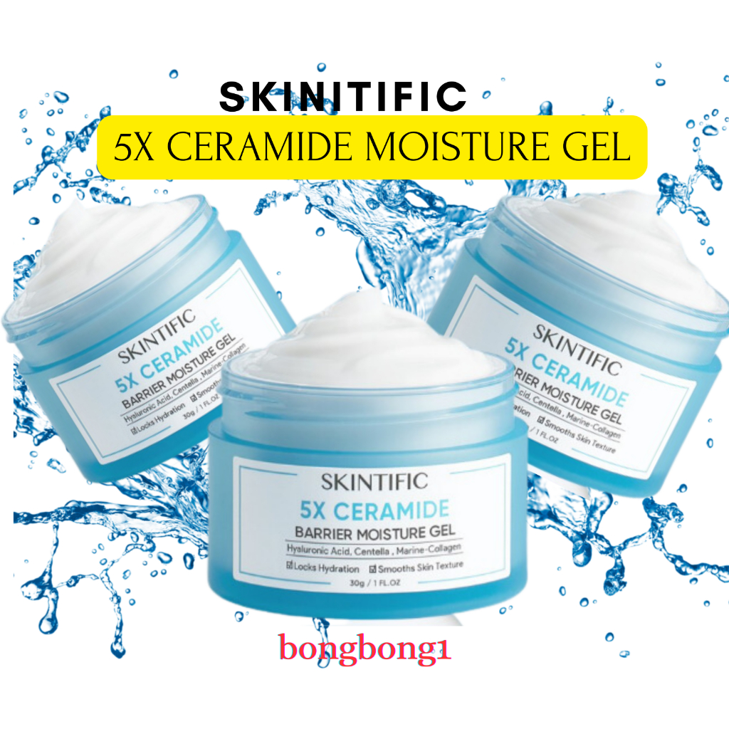 Jual SKINTIFIC 5X Ceramide Barrier Moisture Gel 30g - 30g | Shopee ...