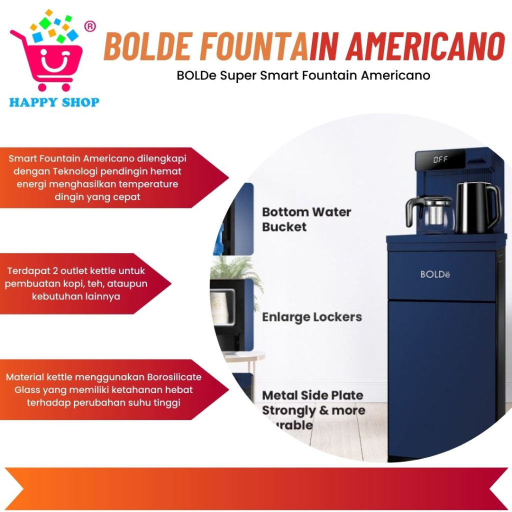 Jual BOLDe Super Smart Fountain Americano / Dispenser Kopi | Shopee ...