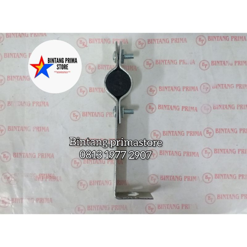 Jual Klem L Besar / Klem Kabel BC / Klem L Tower + Karet Bahan Besi ...