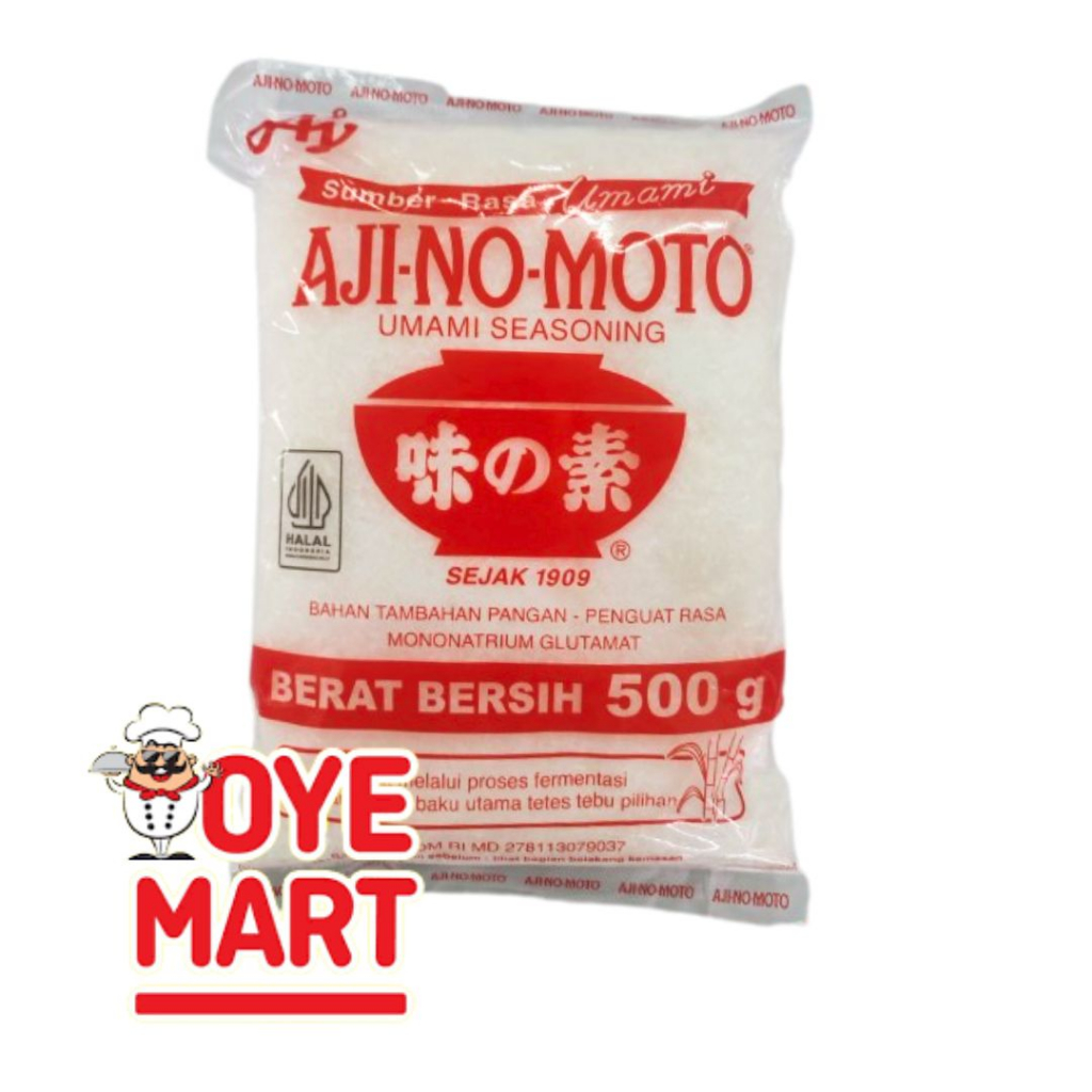 Jual AJINOMOTO UMAMI SEASONING 500GR/PENYEDAP RASA/PECIN/MICIN | Shopee ...