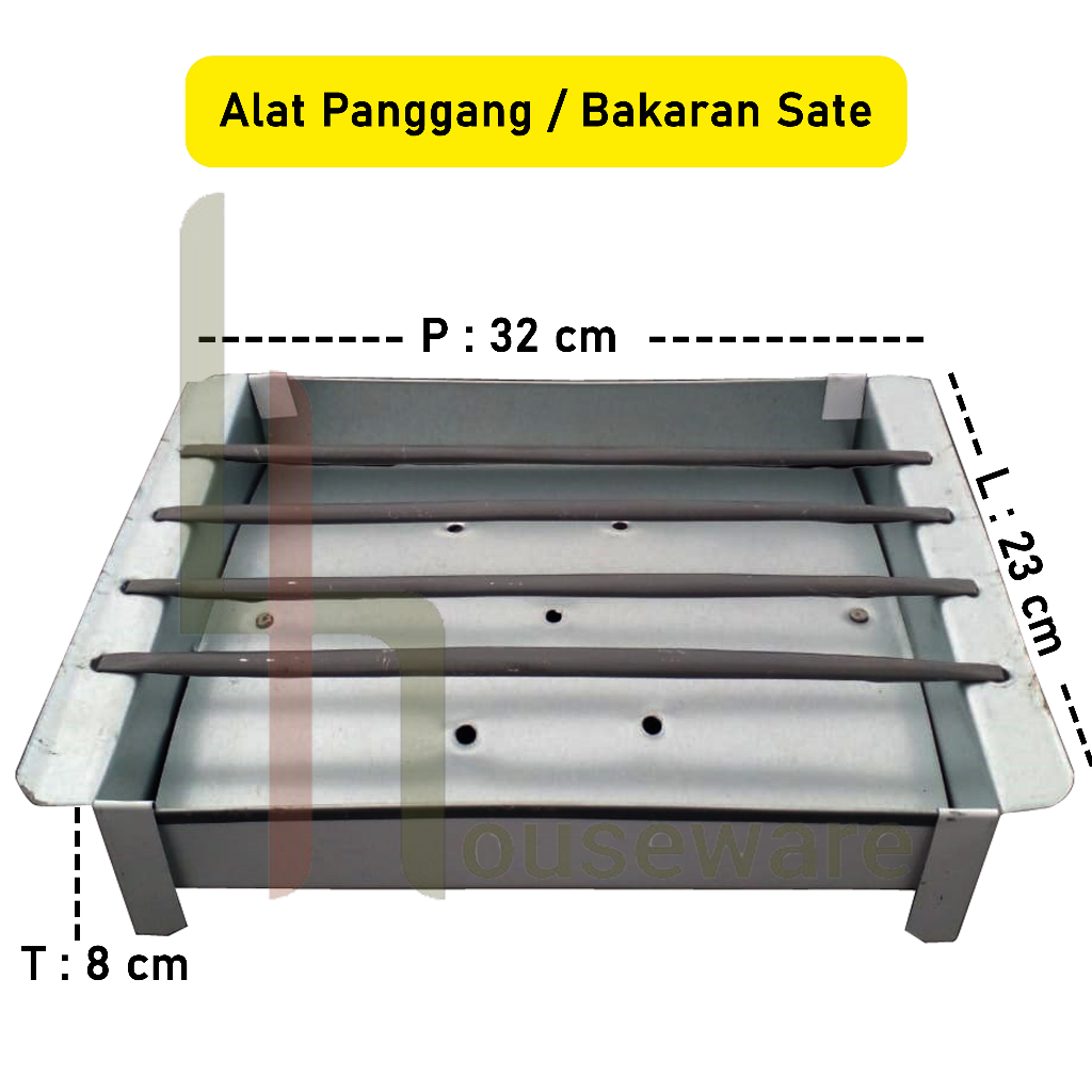 Jual Alat Panggang / Bakaran Sate Lebar Pendek Mini / Bakaran Sate ...