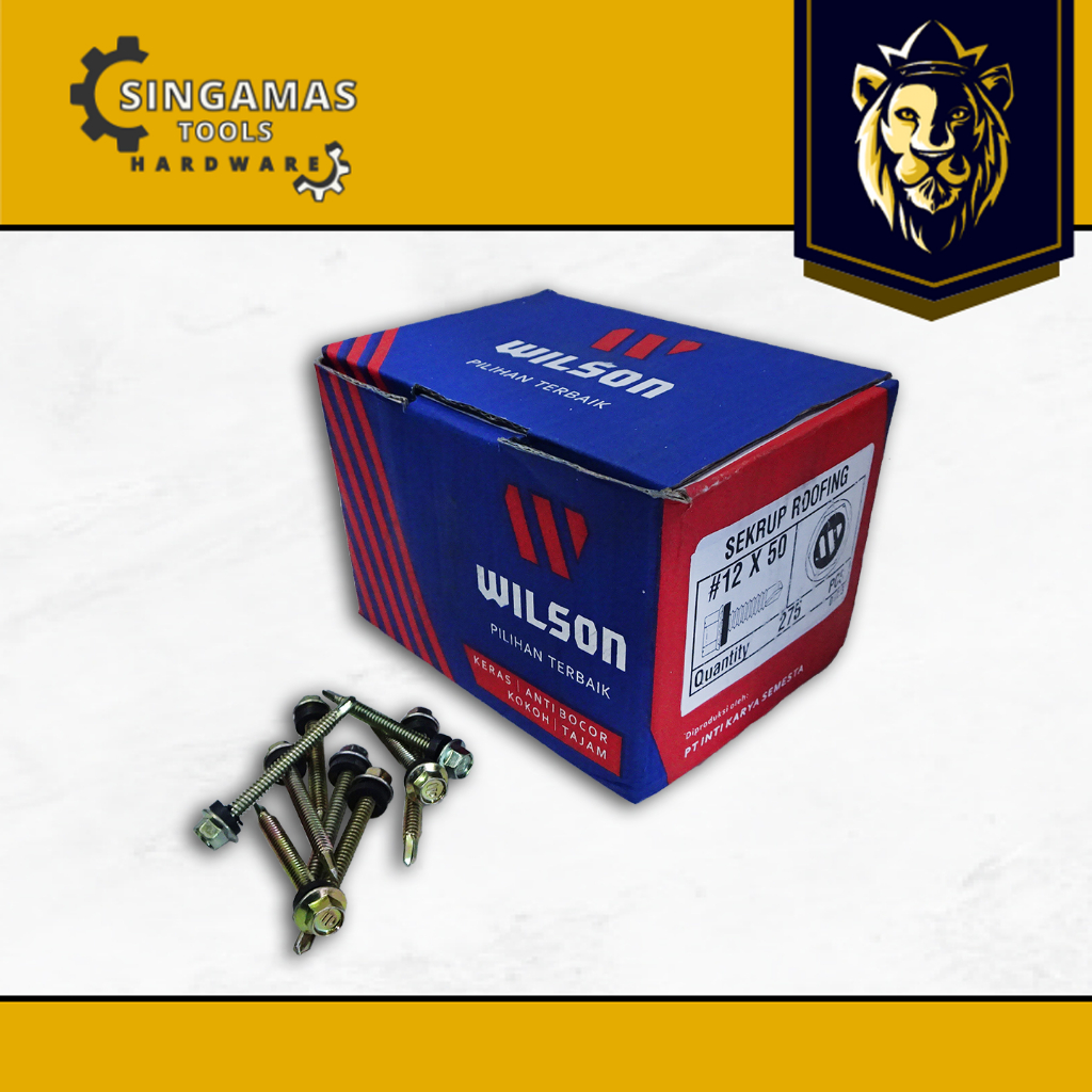 Jual WILSON Sekrup Roofing 12 x 50mm - Self Drilling Screw | Shopee ...