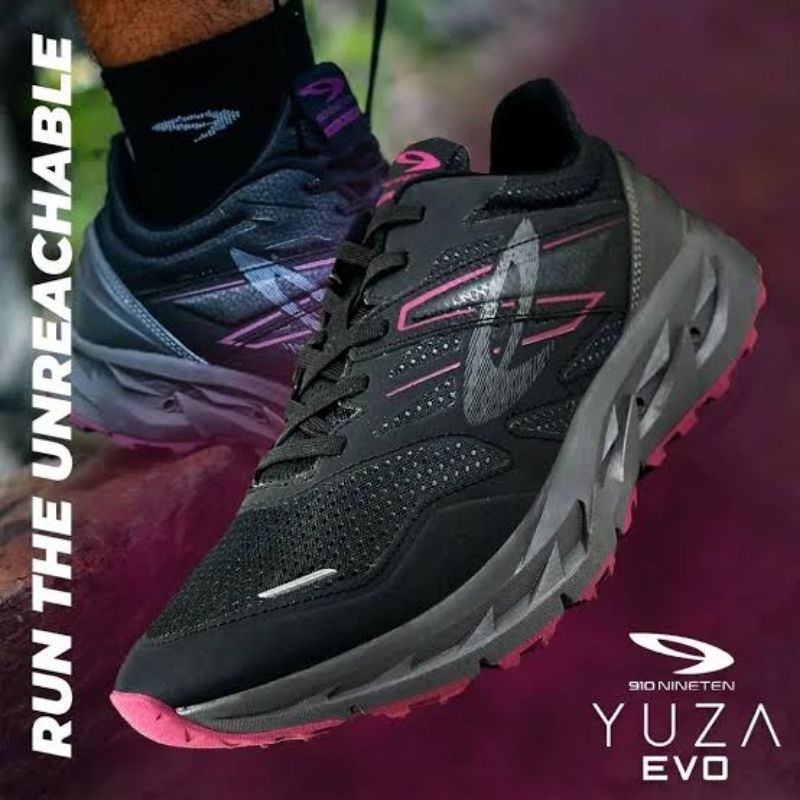 Jual SEPATU RUNNING TRAIL 910 NINETEN YUZA EVO ORIGINAL | Shopee Indonesia