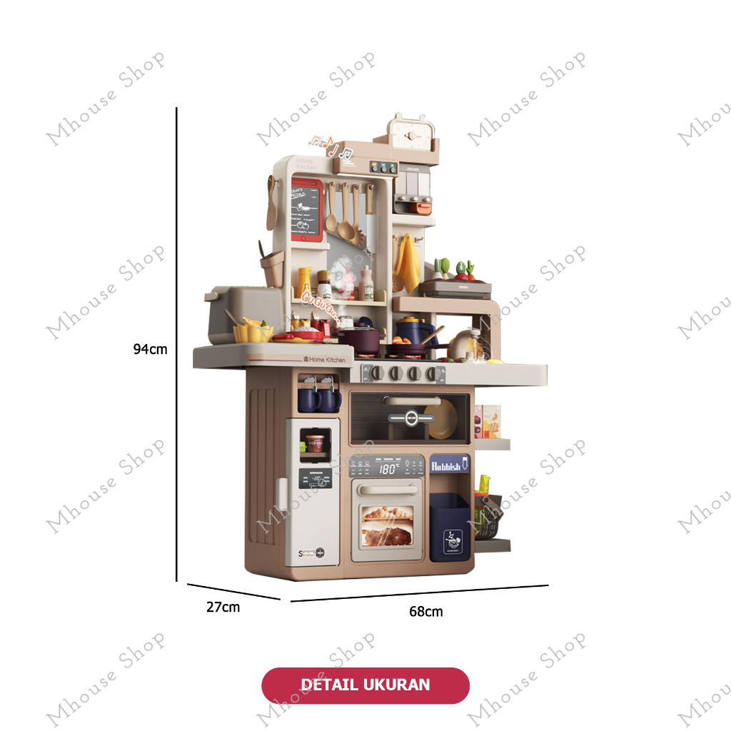 Jual MAINAN KITCHEN COOKING SET BEIBE GOOD 88pc 65pc 43pc MUSIC LIGHT ...