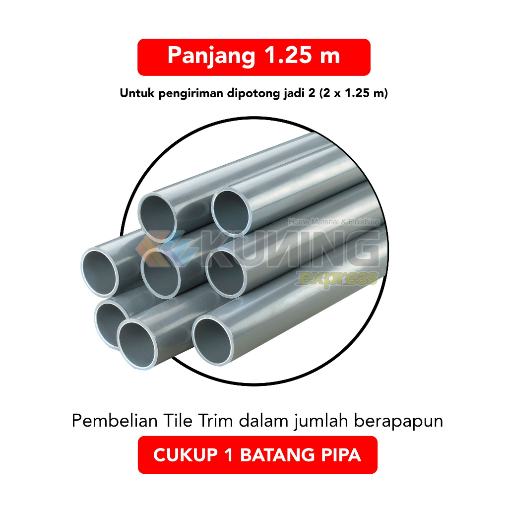 Jual Pipa pendek PVC 125cm untuk packing | Shopee Indonesia