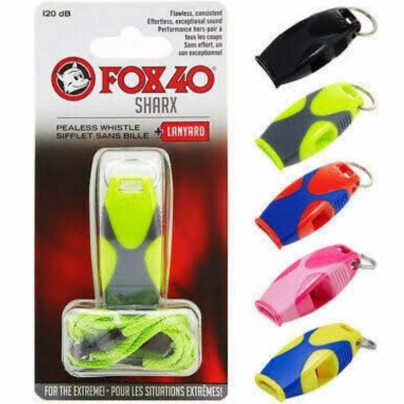 Jual PELUIT WASIT FOX 40 SHARX WHISTLE FOX 40 SHARK | Shopee Indonesia