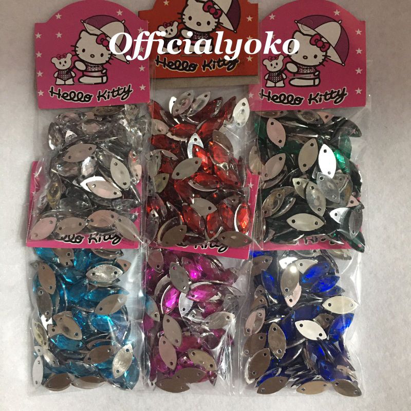 Jual Manik Diamond Mata 7x15mm (10gram) | Shopee Indonesia