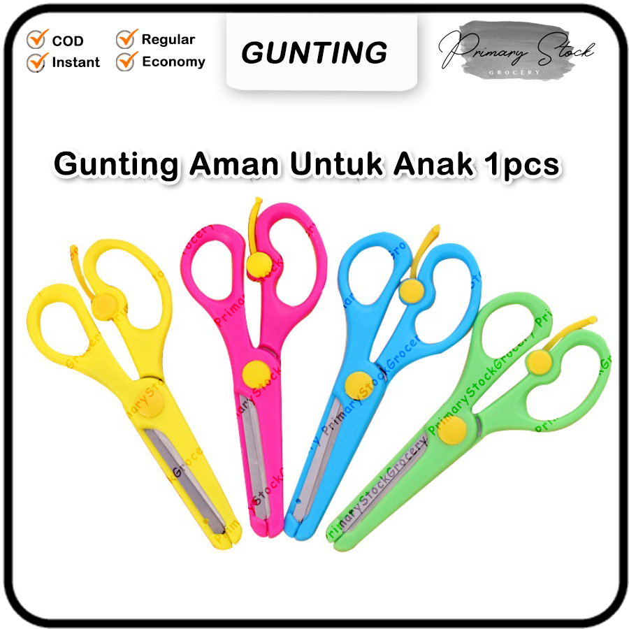 Jual Gunting Anak Mini – Gunting Kertas Stainless Steel Aman Ujung ...