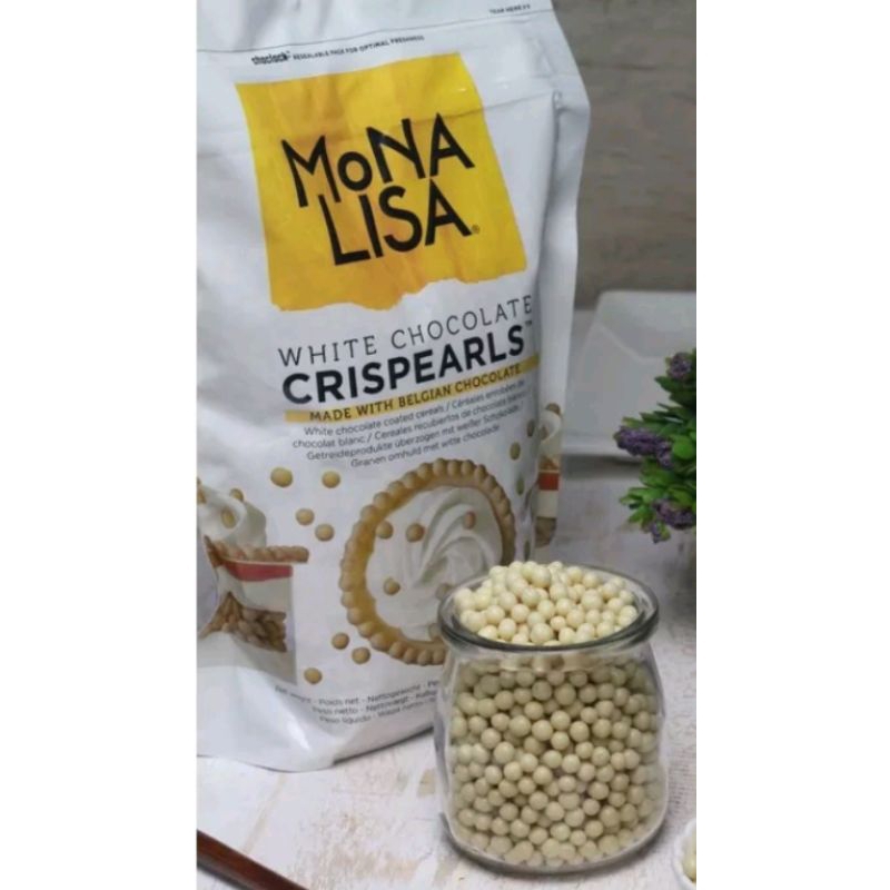 Jual Monalisa Barry Callebaut Crispearls White Chocolate Monalisa ...