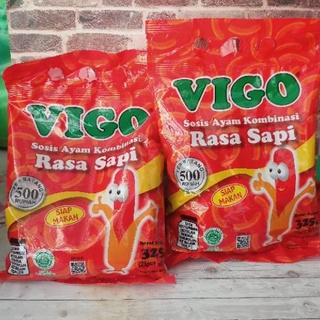 Jual Sosis VIGO Rasa Sapi 312,5 gr - Isi 25 X 12,5 GR | Shopee Indonesia