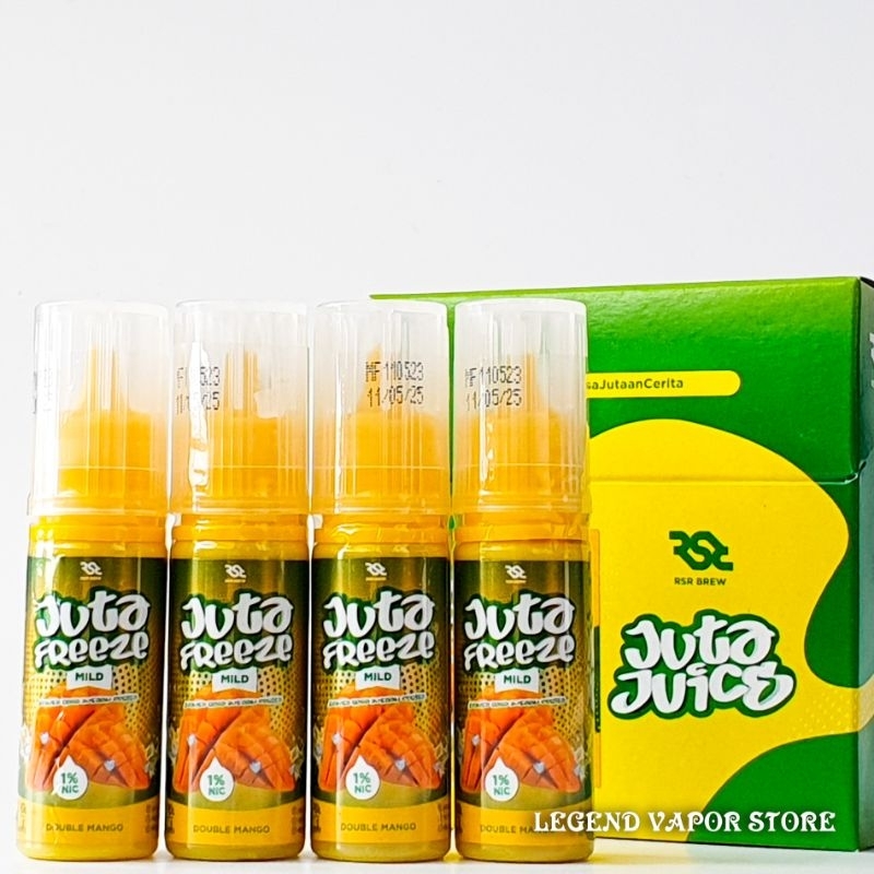Jual SALT NIC - LIQUID JUTA FREEZE MILD EDITION Double Mango 15ML X 4 ...