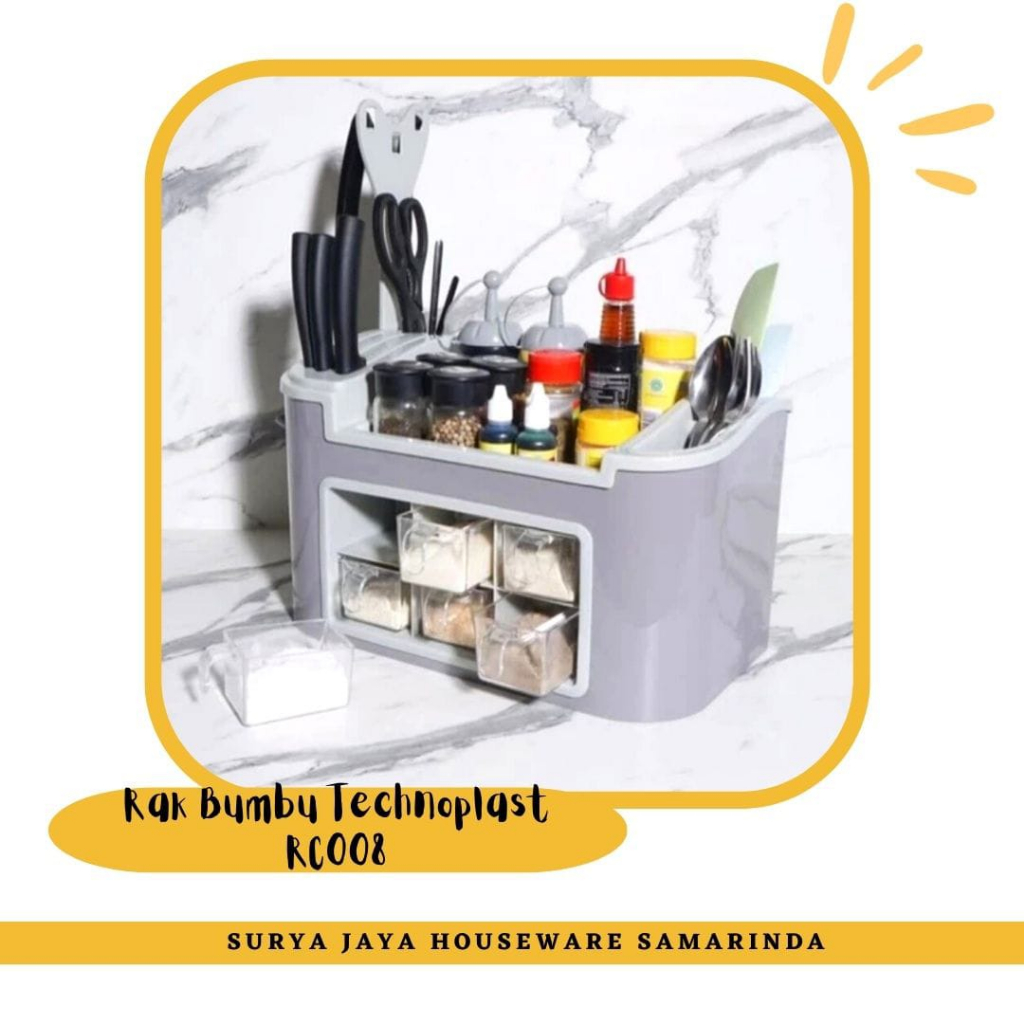 Jual Rak Bumbu Technoplast RC008 - SJ | Shopee Indonesia