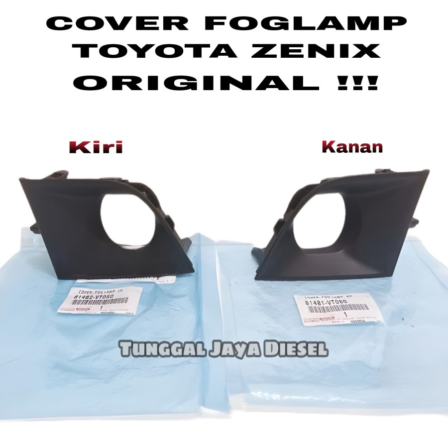 Jual Cover Ring Foglamp Tutup Lampu Kabut Toyota Innova Zenix Original ...