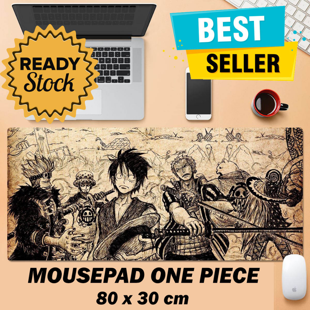 Jual Mouse Pad Gaming One Piece Desk Mat 30 x 80 cm Alas Mousepad ...