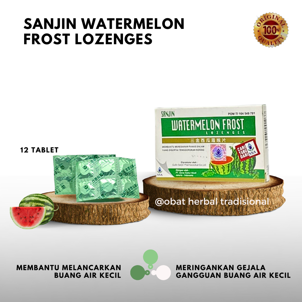 Jual WATERMELON FROST LOZENGES obat pereda sakit tenggorokan - sariawan ...