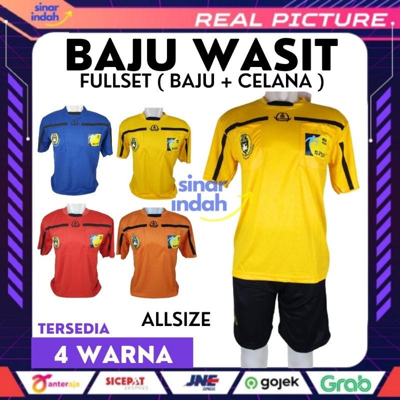 Jual Baju Olahraga Jersey Wasit Sepakbola Setelan Referee Seragam FIFA ...