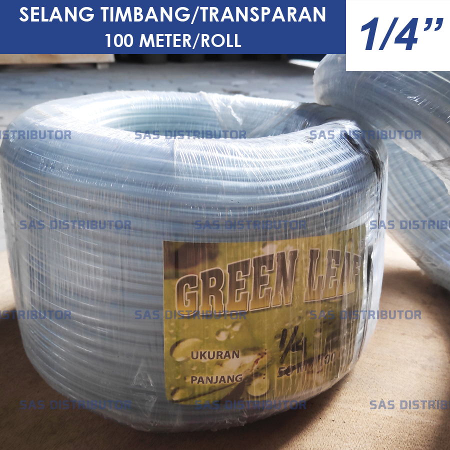 Jual Selang Waterpass 1/4 inch Per Roll / Selang Aerator 1/4 in ...