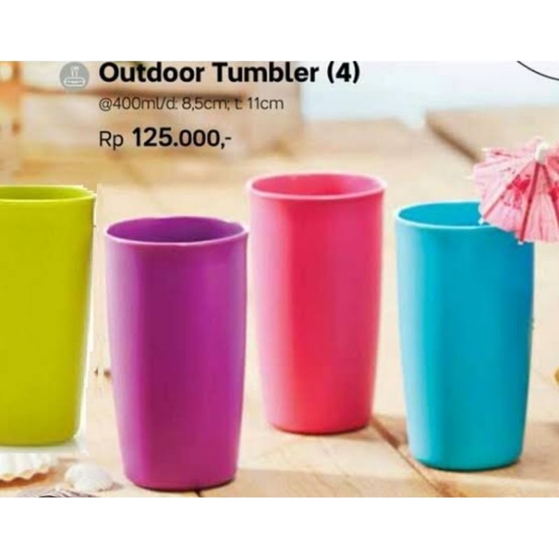 Jual Outdoor Tumbler Tupperware Gelas Piknik | Shopee Indonesia