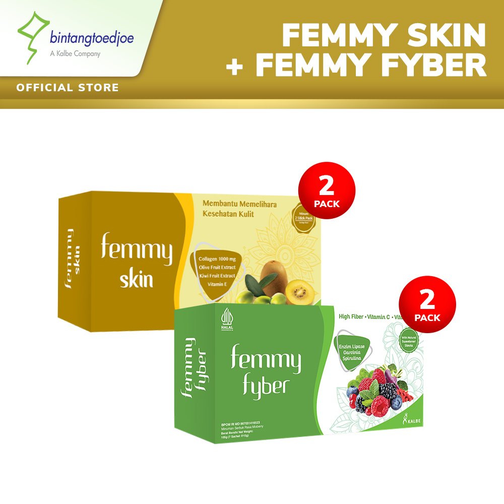 Jual Paket Femmy Beauty 2 Minggu - Minuman Collagen & Diet Fiber ...