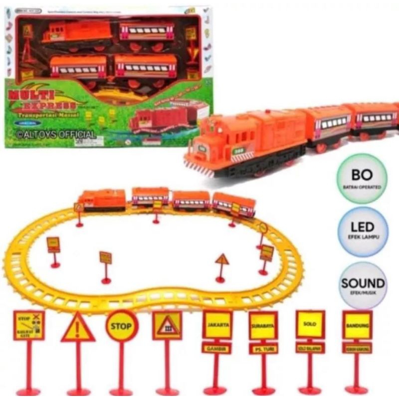 Jual Mainan Kereta Api Anak Multi Train Express Track | Shopee Indonesia