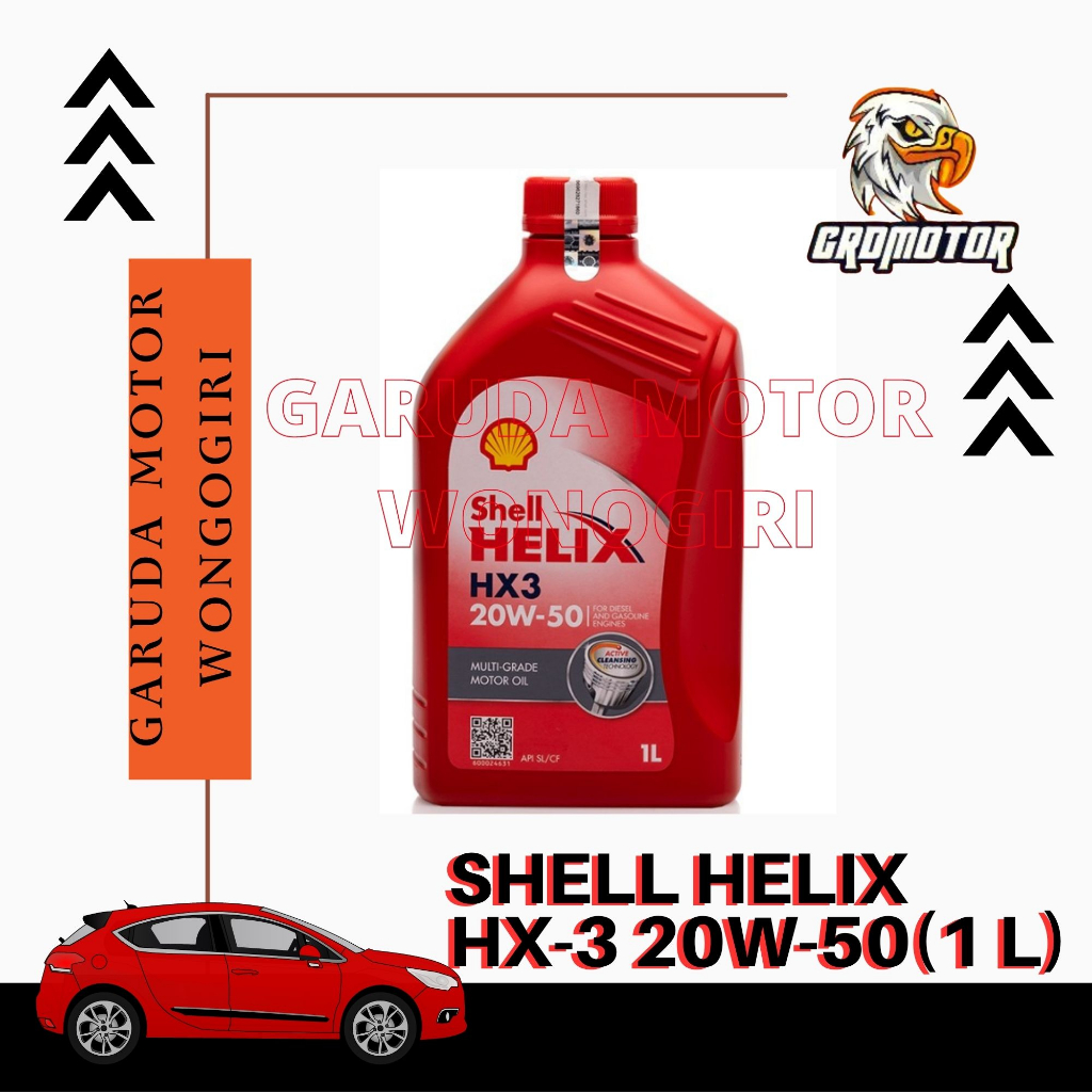 Jual SHELL HELIX HX-3 20W-50 (1 L) | Shopee Indonesia
