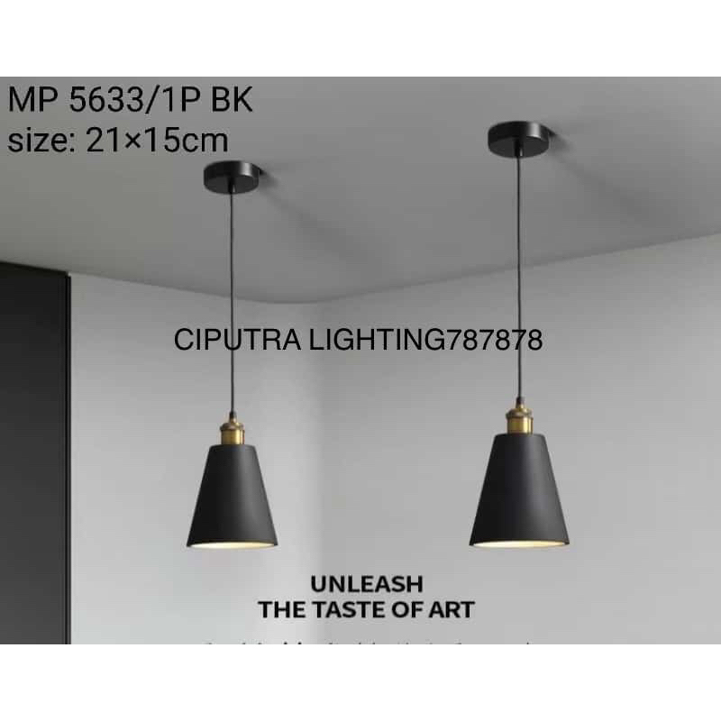 Jual LAMPU GANTUNG HIAS INDUSTRIAL MINIMALIS MEJA MAKAN CAFE 1 LAMPU ELEGANT | Shopee Indonesia