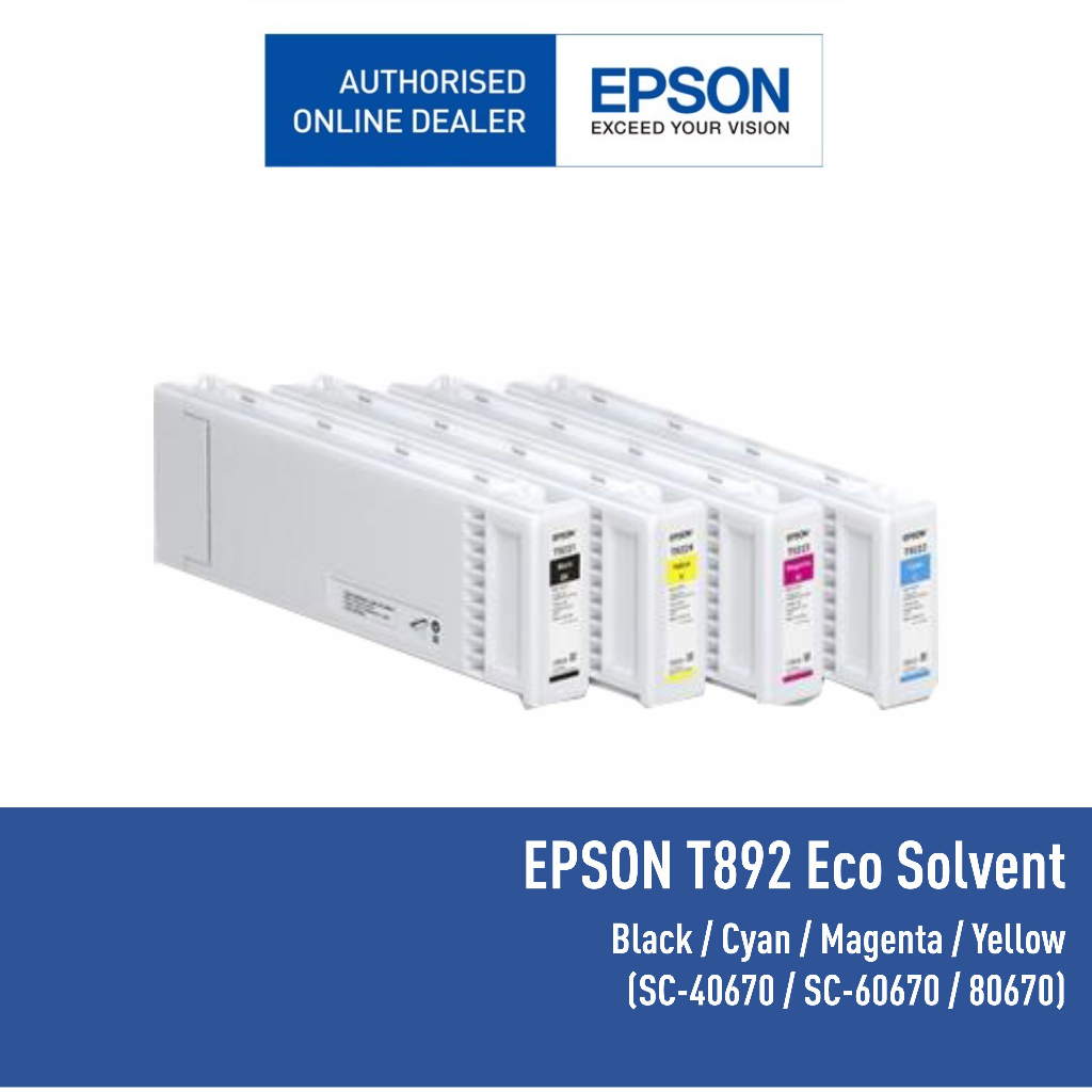 Jual Tinta Catridge Epson T892 T 892 T-892 Epson SC-S40670 SC-60670 ...